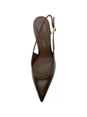 Schutz Point-toe Slingback Pumps
