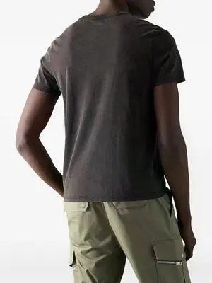 Moose Knuckles Textured Logo T-shirt - Grey