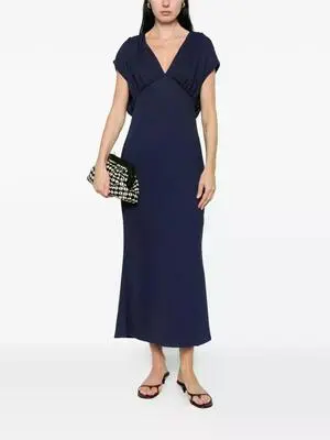 Staud Gathered Maxi Dress