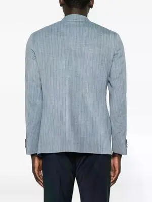 Caruso Aida Pinstripe Double-breasted Blazer