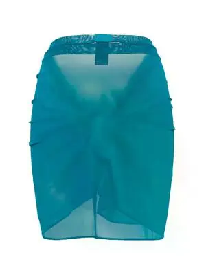 FISICO Sheer-finish Pareo - Blue