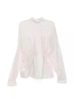 THELATEST Striped Blouse - Neutrals