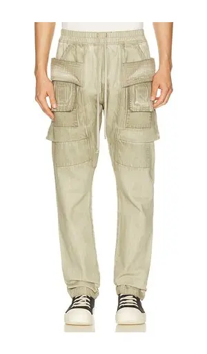 Rick Owens Creatch Cargo Drawstring Pants - Cream