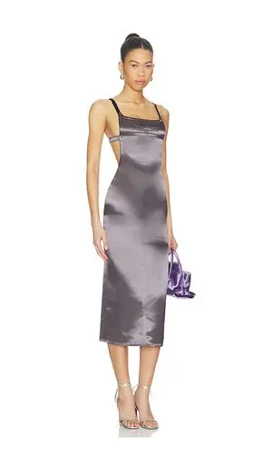 Attico Midi Dress - Grey