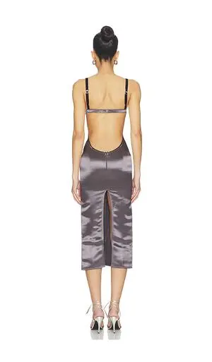 Attico Midi Dress - Grey