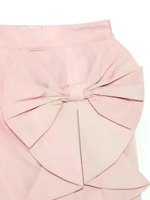 Essentiel Antwerp Mini Skirt With Bow Detail - Pink