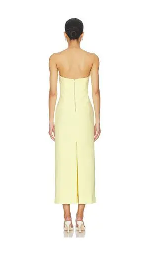 Bardot Rosalyn Midi Dress - Yellow