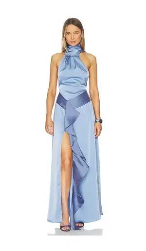 CASONA La Emperifoll Maxi Dress - Blue