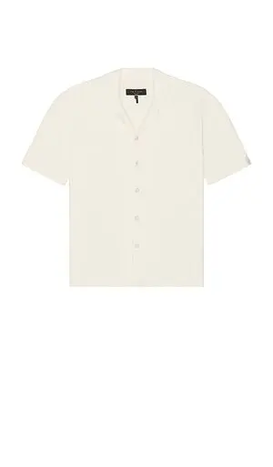 Rag & Bone Zuma Ottoman Camp Shirt In . Also - Ivory