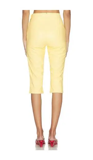 AFRM Calla Pant Cropped Faux Leather