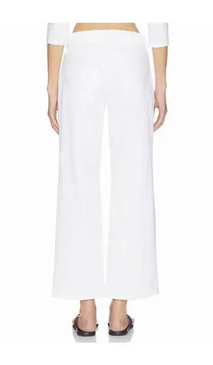 MOTHER The Patch Pocket Mid Rise Maven Ankle Jeans - Ivory