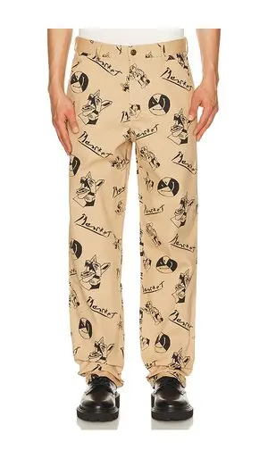 MARKET Smiley Cubism Double Knee Pant - Tan