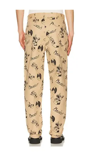MARKET Smiley Cubism Double Knee Pant - Tan