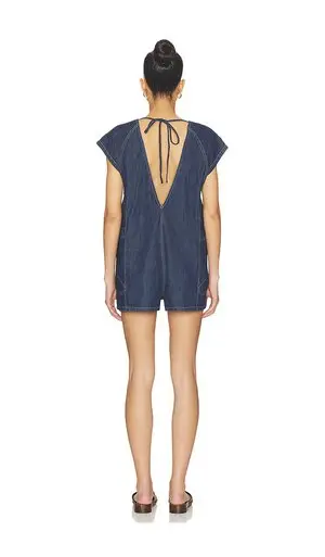Free People Free Fall Denim Romper