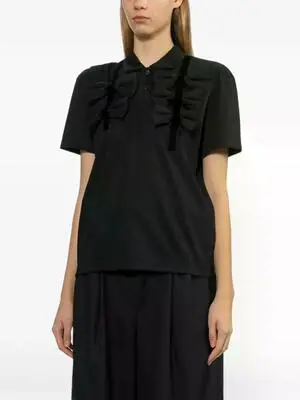 Noir Kei Ninomiya Ruffled Polo Shirt
