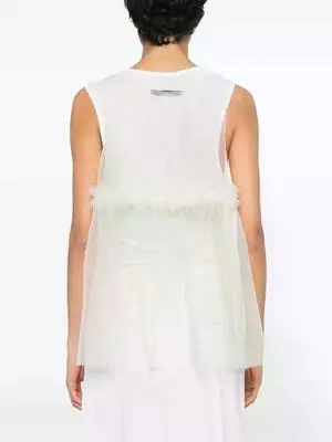 SUSANNE BOMMER Ruffled Sleeveless Top