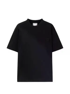 WOOYOUNGMI Logo-lettering T-shirt - Black