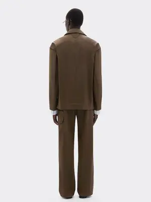FERRARI Cotton Bomber Jacket - Beige