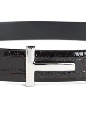 TOM FORD Leather Belt - Brown