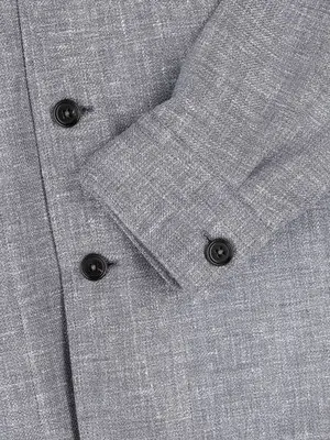 Zegna Linen, Wool, And Silk Shirt