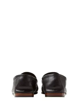 Versace Leather Loafer - Black