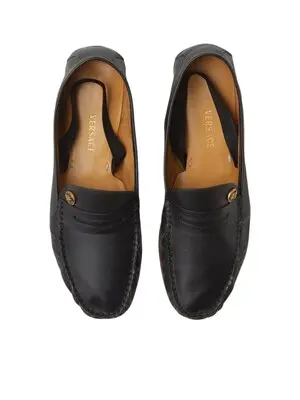 Versace Leather Loafer - Black