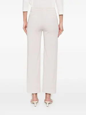 VIA MASINI 80 Cotton Straight-leg Trousers