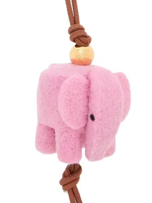 Loewe Elephant Charm - Pink
