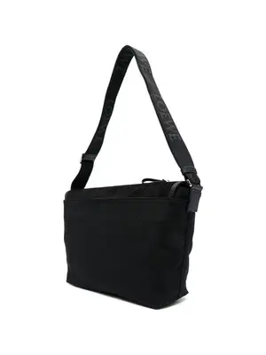 Loewe Canvas And Suede Crossbody Bag - Black