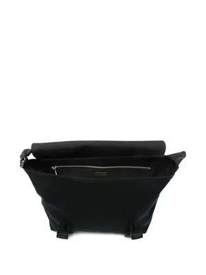 Loewe Canvas And Suede Crossbody Bag - Black