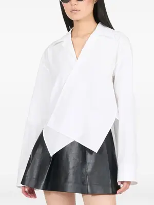 Loewe Asymmetric Cotton Shirt - White