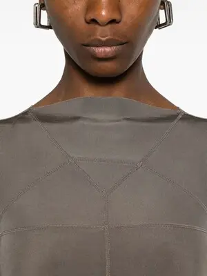 Rick Owens Maxi Gown Dress - Grey