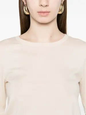 Soft Goat Cashmere Top - White