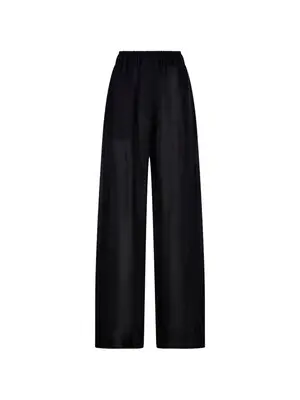 THE LATEST Wide-leg Trousers - Black