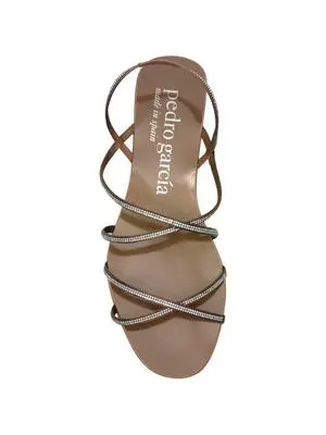 PEDRO GARCIA Esme Crystal-embellished Strap Sandals