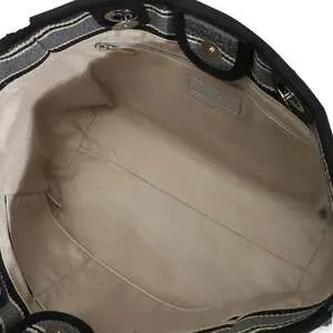 Chanel Canvas Striped Deauville Shopping Tote