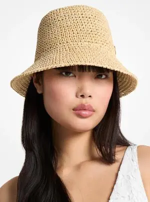 Michael Kors Crocheted Bucket Hat