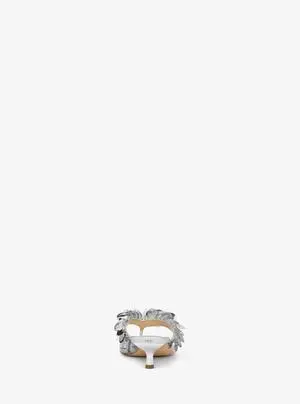 Michael Kors Loretta Metallic Sandal - Silver