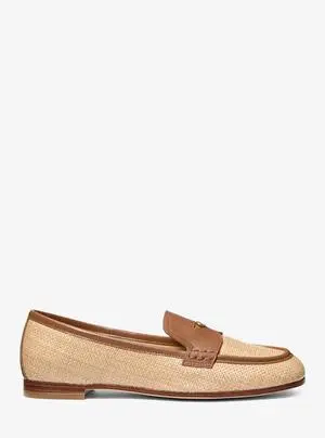 Michael Kors Jennings Woven Loafer - Brown