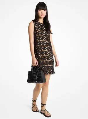 Michael Kors Shift Dress With Embellishments - Black