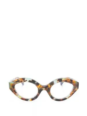 KUBORAUM K44 Cat-eye Frame Eyeglasses - Brown