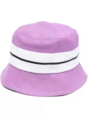 Palm Angels Striped-trim Bucket Hat