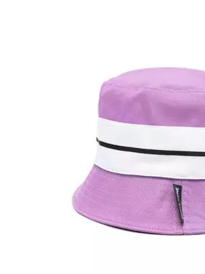 Palm Angels Striped-trim Bucket Hat