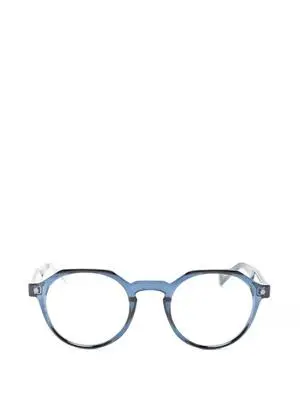 SNOB Meziena Round-frame Sunglasses - Blue