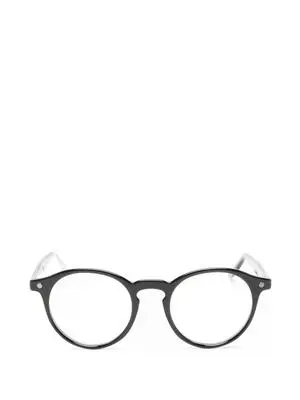 SNOB Doguito Round-frame Glasses - Black