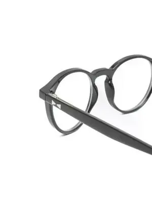 SNOB Doguito Round-frame Glasses - Black