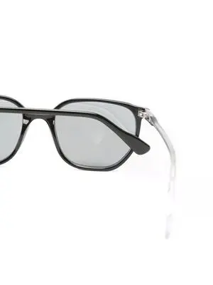 SNOB Velasca Round-frame Sunglasses - Black