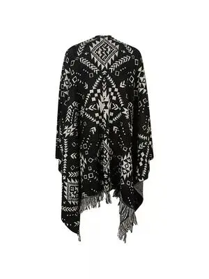TOOCO Ethnic-print Cape