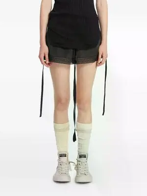 ANN DEMEULEMEESTER Sarin Suede Lace-up Sneakers - Neutrals