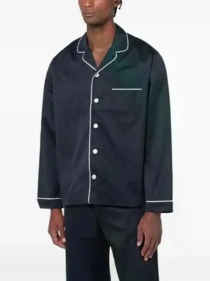 TEKLA Piped Pyjama - Blue